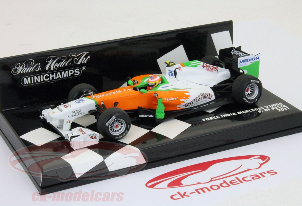 Minichamps 1:43 P. di Resta Force India VJM04 formula one 2011 ...