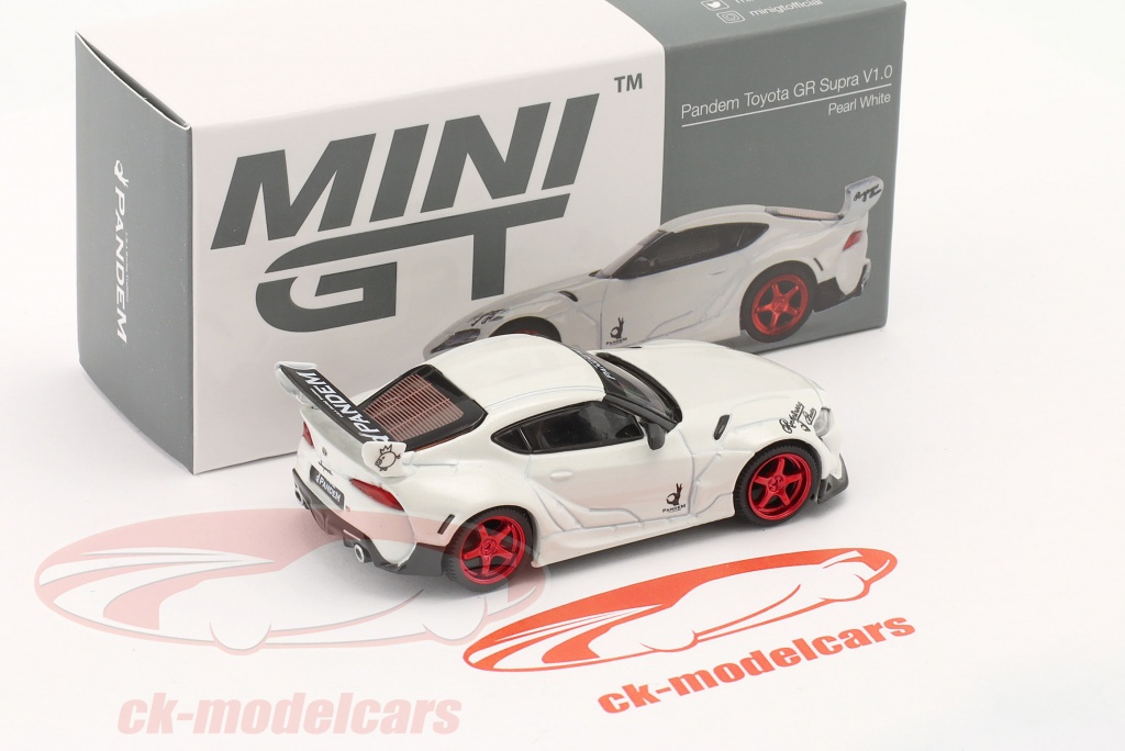 True Scale 1:64 Pandem Toyota GR Supra V1.0 LHD 2019 Perla blanca ...