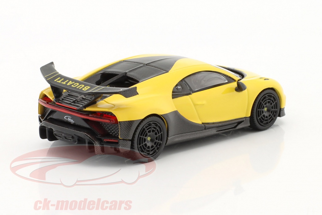 True Scale 1:64 Bugatti Chiron Pur Sport LHD amarelo MGT00428L modelo ...