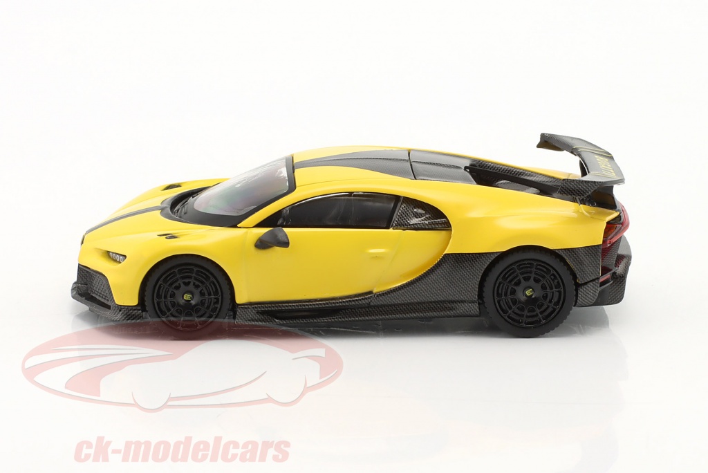 True Scale 1:64 Bugatti Chiron Pur Sport LHD amarelo MGT00428L modelo ...