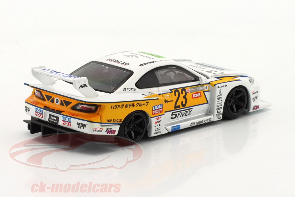 True Scale 1:64 Nissan S15 Silvia #23 Formula Drift Japão 2021 ...