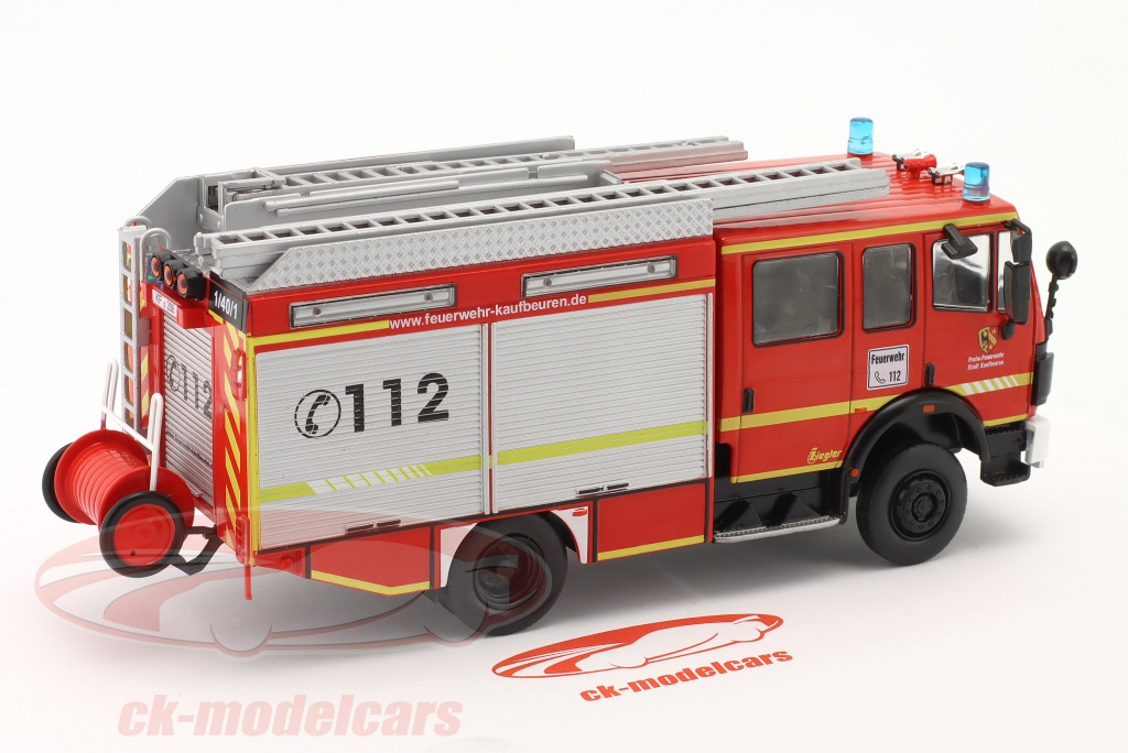 Altaya 1:43 Mercedes-Benz SK 1224 LF 16/12 Ziegler fire department ...