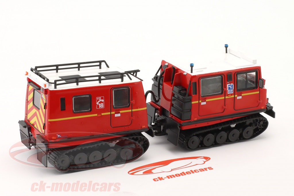 Altaya 1:43 Hägglunds BV206 fire department tracked vehicle red ...