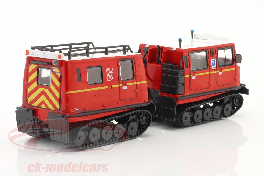 Altaya 1:43 Hägglunds BV206 fire department tracked vehicle red ...