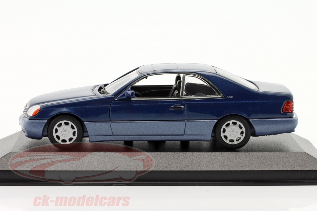Minichamps 1:43 Mercedes-Benz 600 SEC Coupe year 1992 blue metallic ...