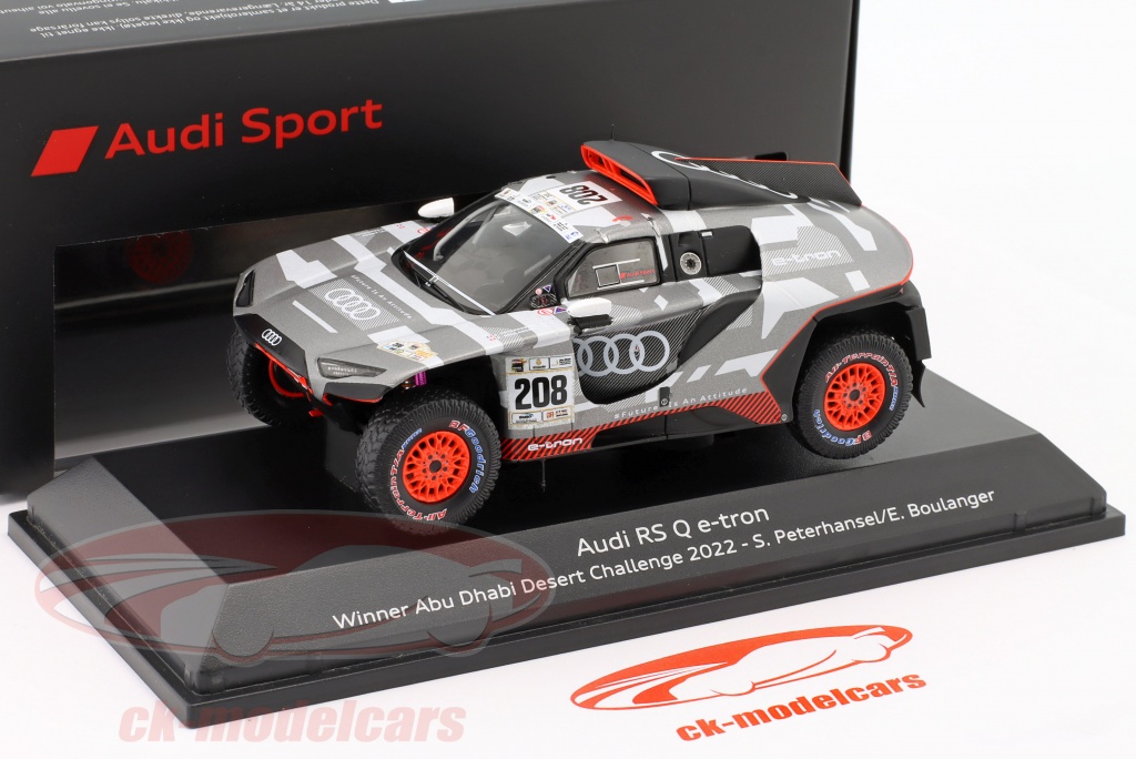 Spark 1:43 Audi RS Q e-tron #208 gagnant Abu Dhabi Desert Challenge ...