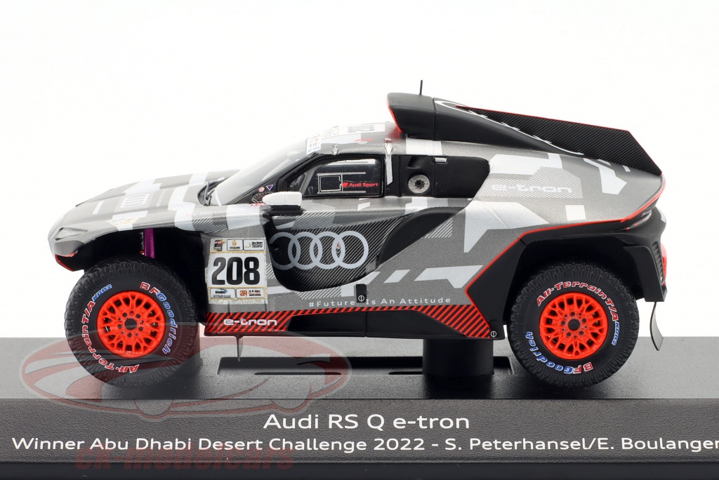 Spark 1:43 Audi RS Q e-tron #208 Sieger Abu Dhabi Desert Challenge 2022 ...
