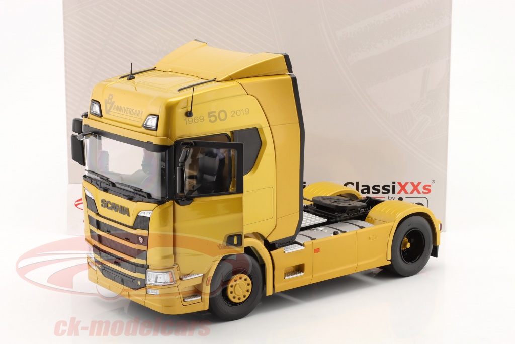 Premium Classixxs 1:18 Scania R series R500 SZM 2019 gold metallic ...
