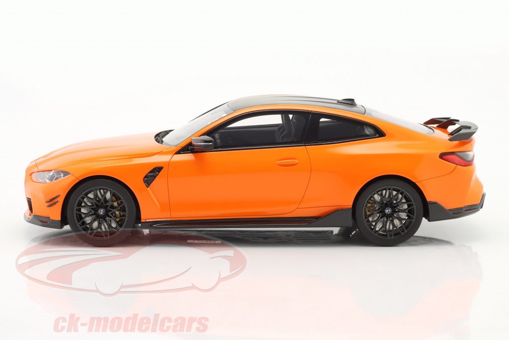True Scale 1:18 BMW M4 M-Performance (G82) 建設年 2021 火 オレンジ TS0393 モデル 車 ...