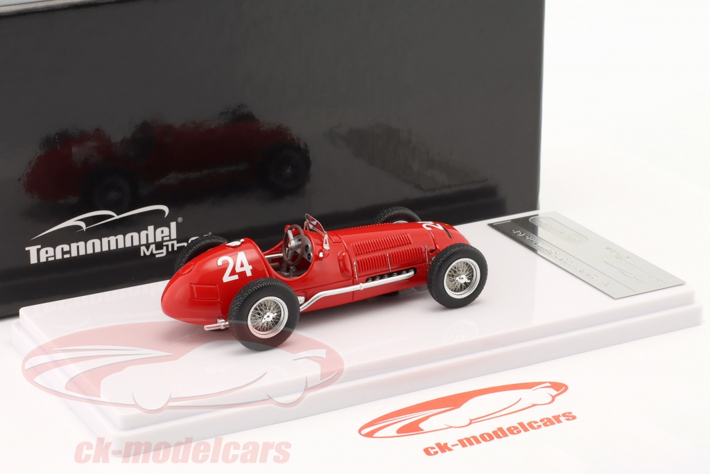 Tecnomodel 1:43 Luigi Villoresi Ferrari 125 F1 #24 2nd SanRemo GP ...