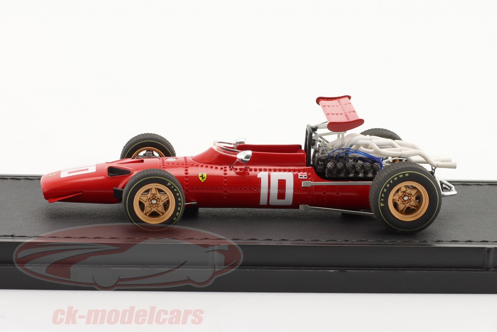 GP Replicas 1:43 Jacky Ickx Ferrari 312 #10 4to holandés GP fórmula 1 1968 GP43-032C modelo ...