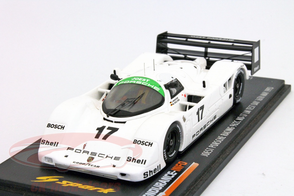 Spark 1:43 Porsche 962C #17 Joest Racing Test LeMans 16th Mai 1993 ...