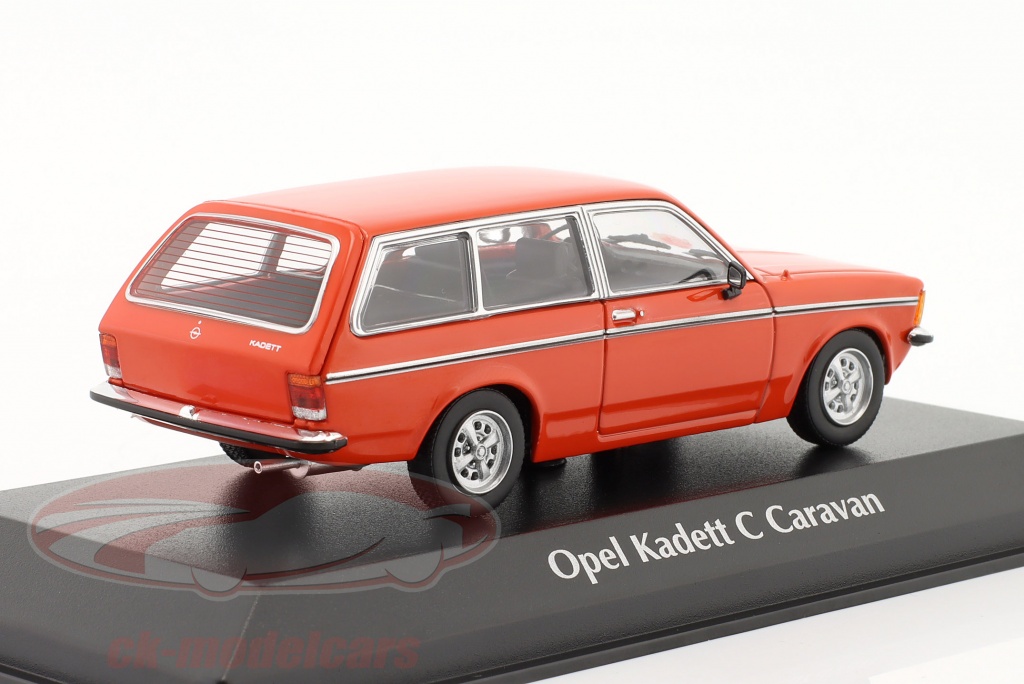 Minichamps 1:43 Opel Kadett C Caravan 建设年份 1978 橙红色 940048110 模型 汽车 940048110 4012138752443