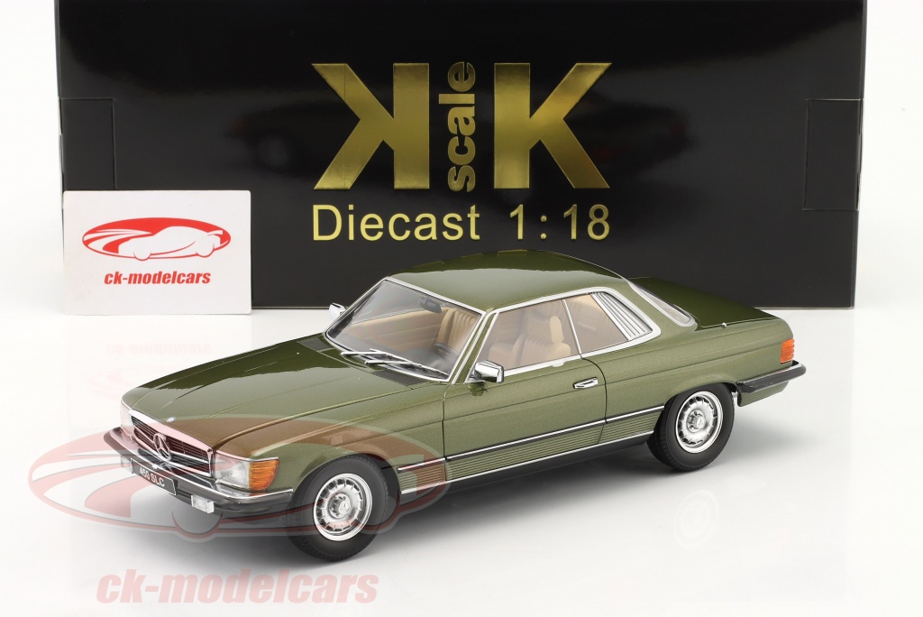 KK-Scale 1:18 Mercedes-Benz 450 SLC (C107) Bouwjaar 1973 groente metalen KKDC180792 model auto ...