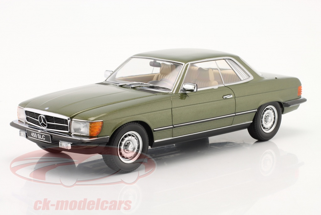 KK-Scale 1:18 Mercedes-Benz 450 SLC (C107) 建设年份 1973 绿色的 金属的 KKDC180792 ...