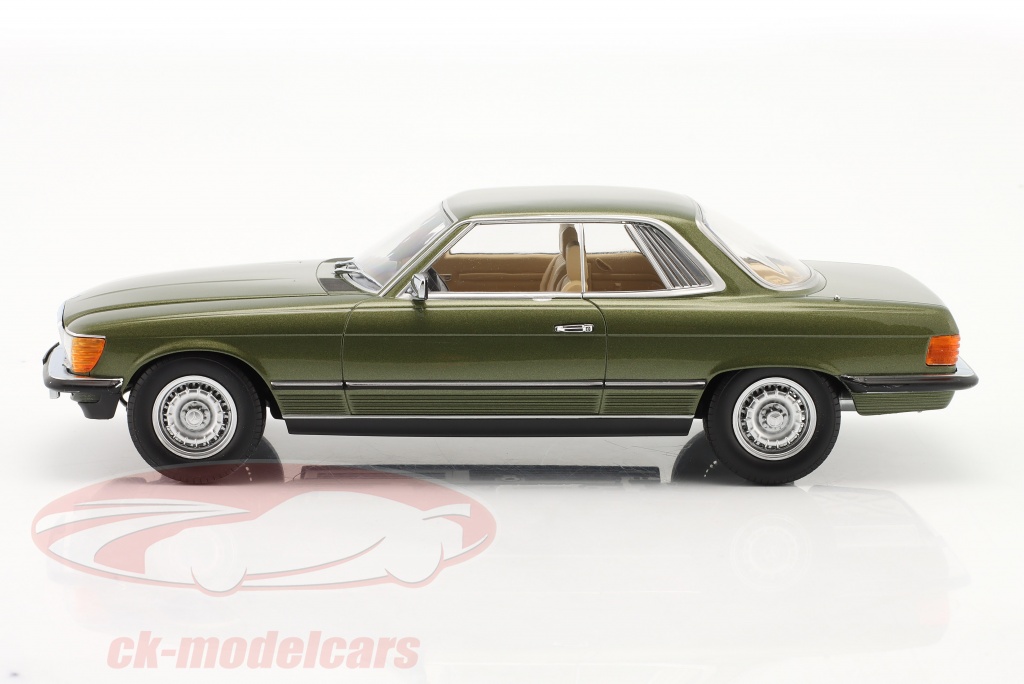 KK-Scale 1:18 Mercedes-Benz 450 SLC (C107) year 1973 green metallic ...
