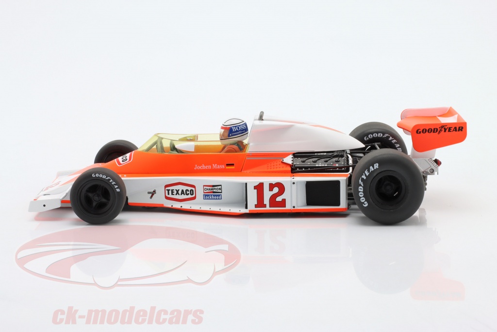 Modelcar Group 1:18 Jochen Mass McLaren M23 #12 3ro Alemán GP fórmula 1 1976 MCG MCG18613F ...