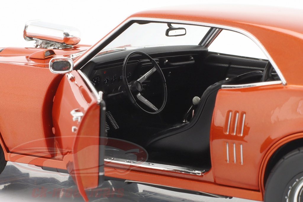 GMP 1:18 Pontiac Firebird Drag Outlaw Année de construction 1968 orange ...