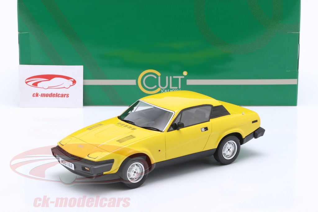 Cult Scale Models 1:18 Triumph TR7 Coupe year 1980 inca yellow CML115-2 ...