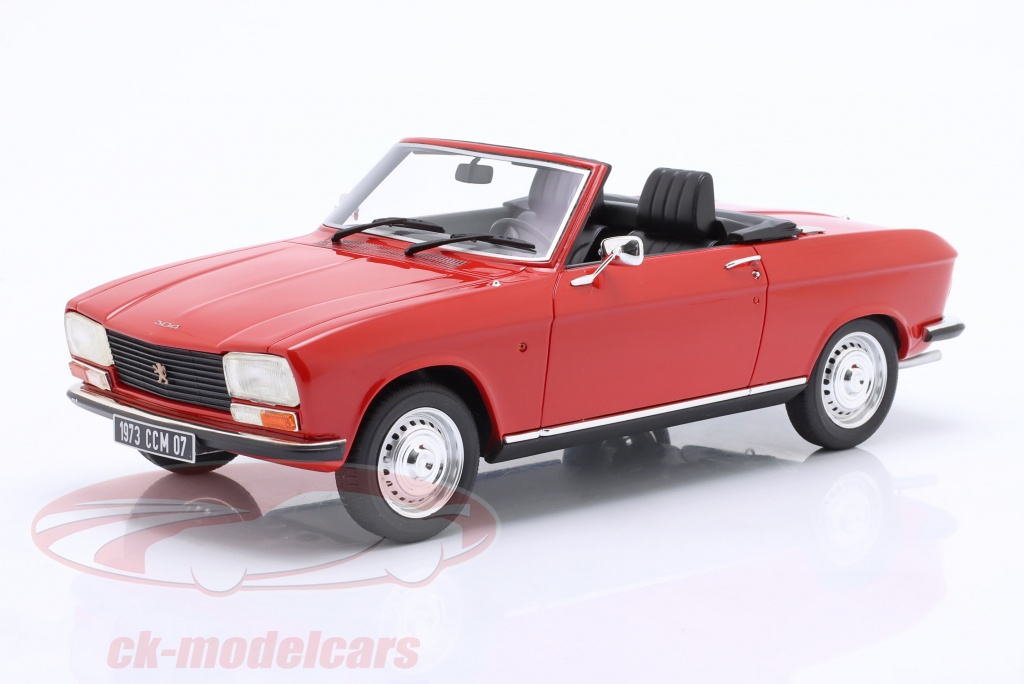 Cult Scale Models 1:18 Peugeot 304 convertible year 1973 red metallic ...