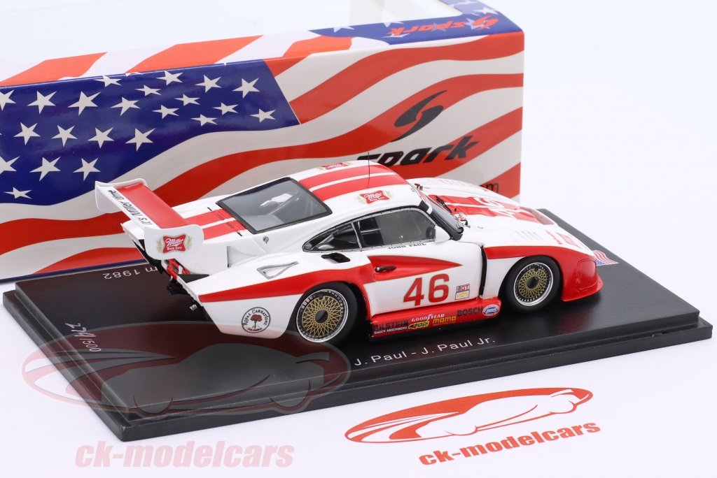Spark 1:43 Porsche 935 JLP-3 #46 勝者 500km Road Atlanta 1982 JLP Racing ...