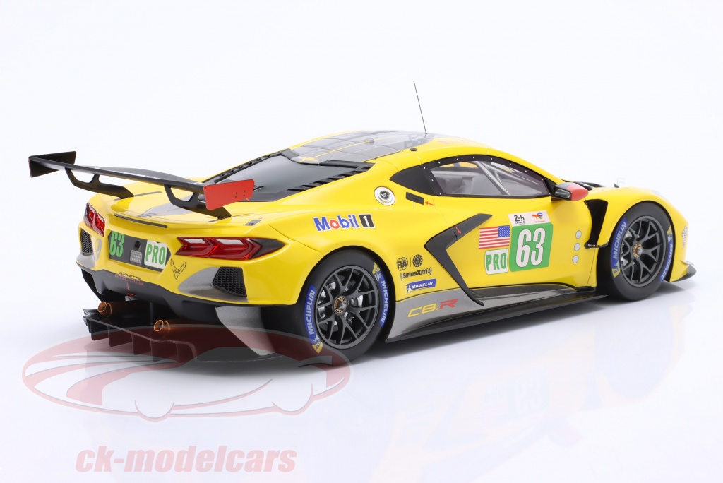 True Scale 1:18 Chevrolet Corvette C8.R #63 24h LeMans 2022 Corvette ...