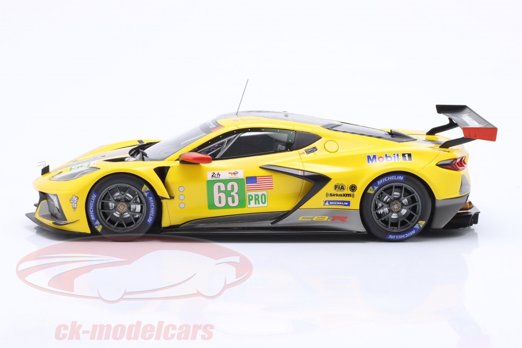 True Scale 1:18 Chevrolet Corvette C8.R #63 24h LeMans 2022 Corvette ...