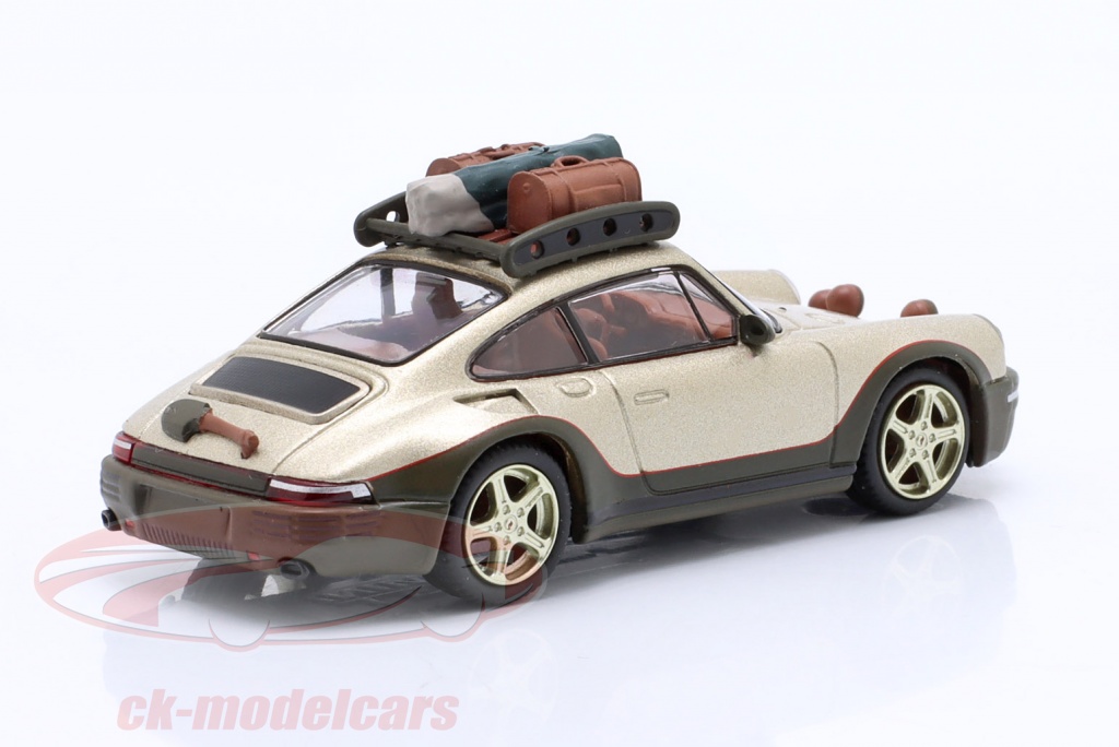 True Scale 1:64 Porsche RUF Rodeo LHD Presentation Car gold metallic ...
