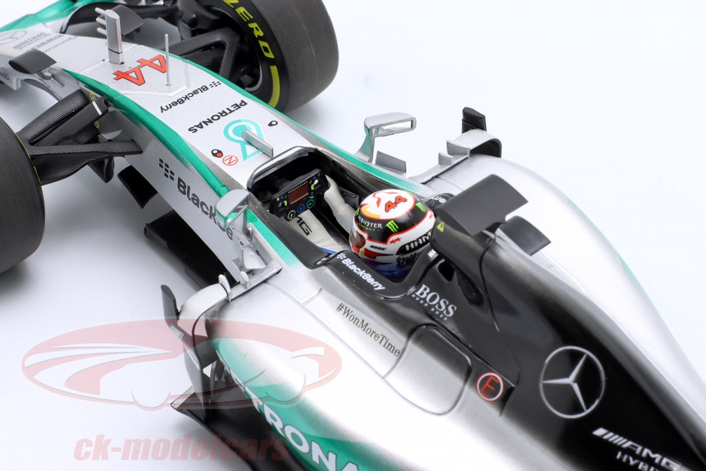 Minichamps 1:18 L. Hamilton Mercedes AMG W06 #44 gagnant Etats-Unis GP formule 1 Champion du ...