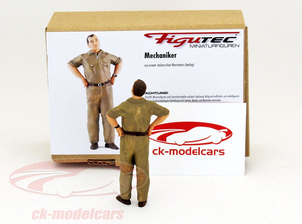 Figutec 1:18 Luiggi Bazzi Italian mechanic figure considered Figures ...