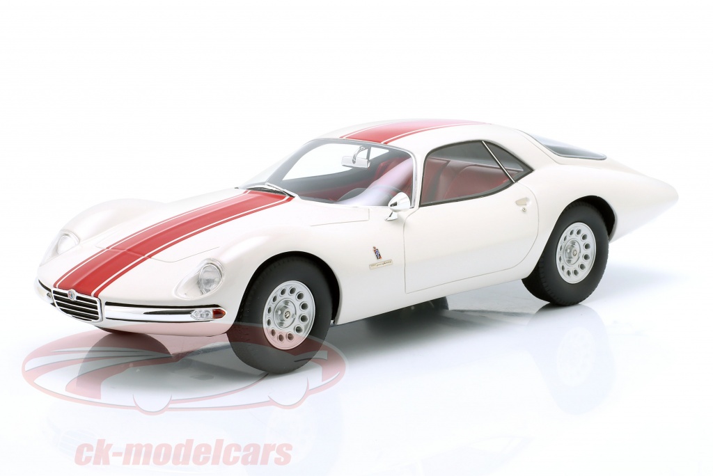 MAXIMA Scale Model 1:18 Alfa Romeo TZ2 Coupe Pininfarina 1965 white ...
