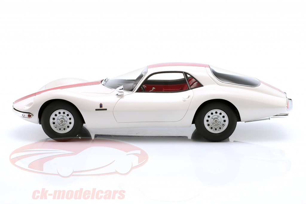 MAXIMA Scale Model 1:18 Alfa Romeo TZ2 Coupe Pininfarina 1965 white ...