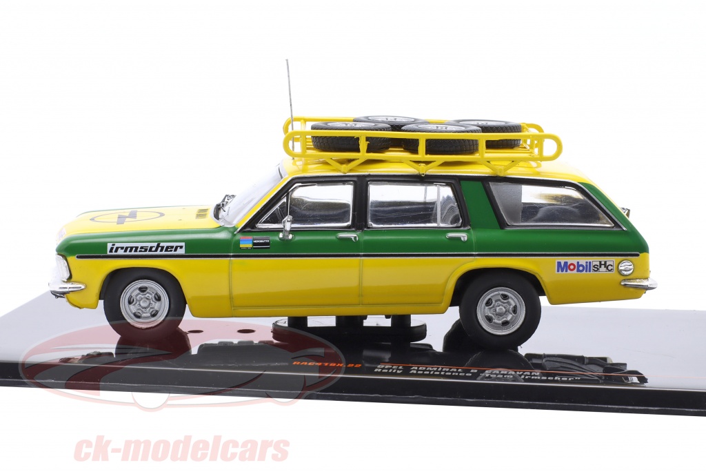 Ixo 1:43 Opel Admiral B Caravan Team Irmscher 集会 协助 RAC418X.22 模型 汽车 ...