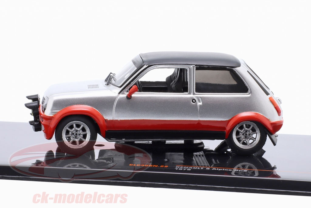 Ixo 1:43 Renault Alpine Gr. 2 Custom year 1978 silver / red CLC466N.22 ...
