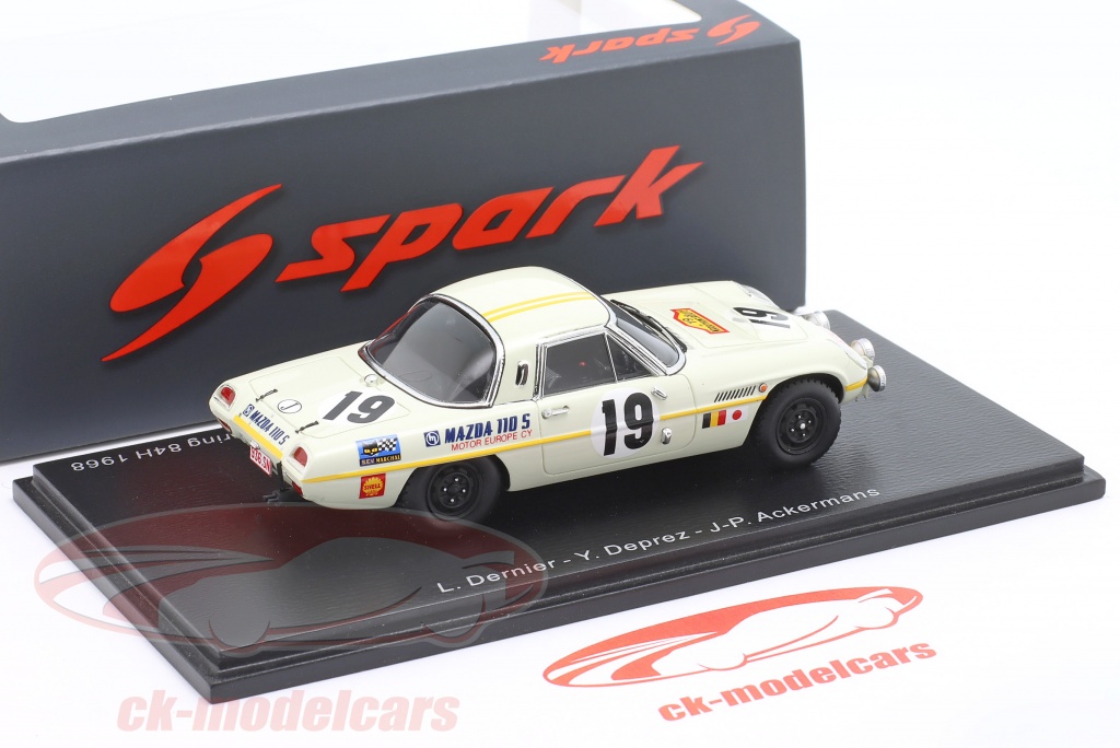 Spark 1:43 Mazda Cosmo Sport 110S #19 Marathon de la Route 1968 S2861 ...