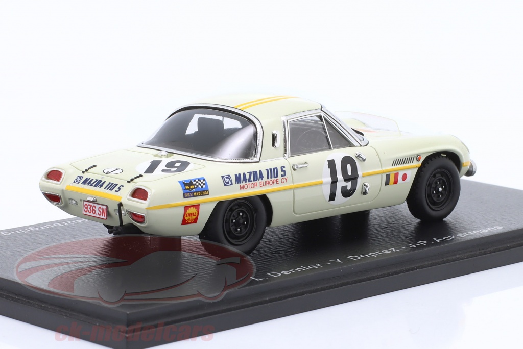 Spark 1:43 Mazda Cosmo Sport 110S #19 Marathon de la Route 1968 S2861 ...