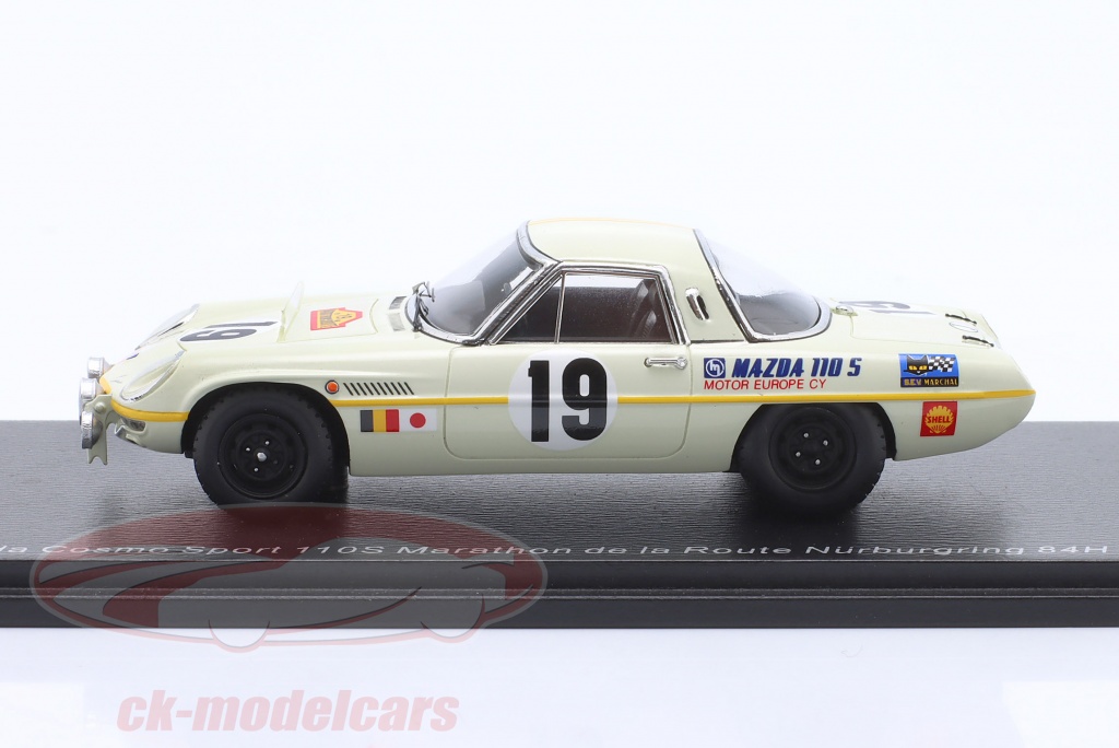 Spark 1:43 Mazda Cosmo Sport 110S #19 Marathon de la Route 1968 S2861 ...