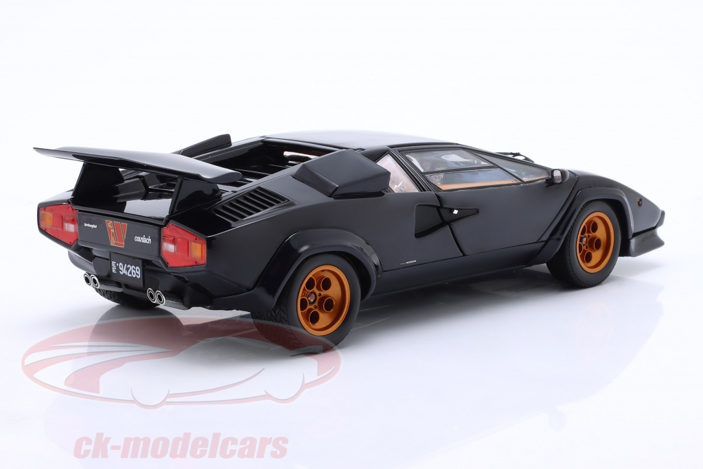 Kyosho 1:18 Lamborghini Countach LP500S Walter Wolf 1982 black 08320D ...
