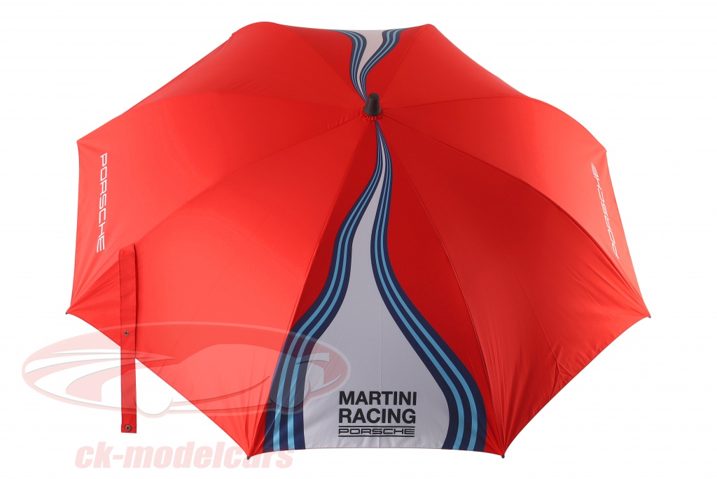 Porsche Martini Racing Regenschirm weiß / blau / rot WAP0500570P0MR WAP0500570P0MR