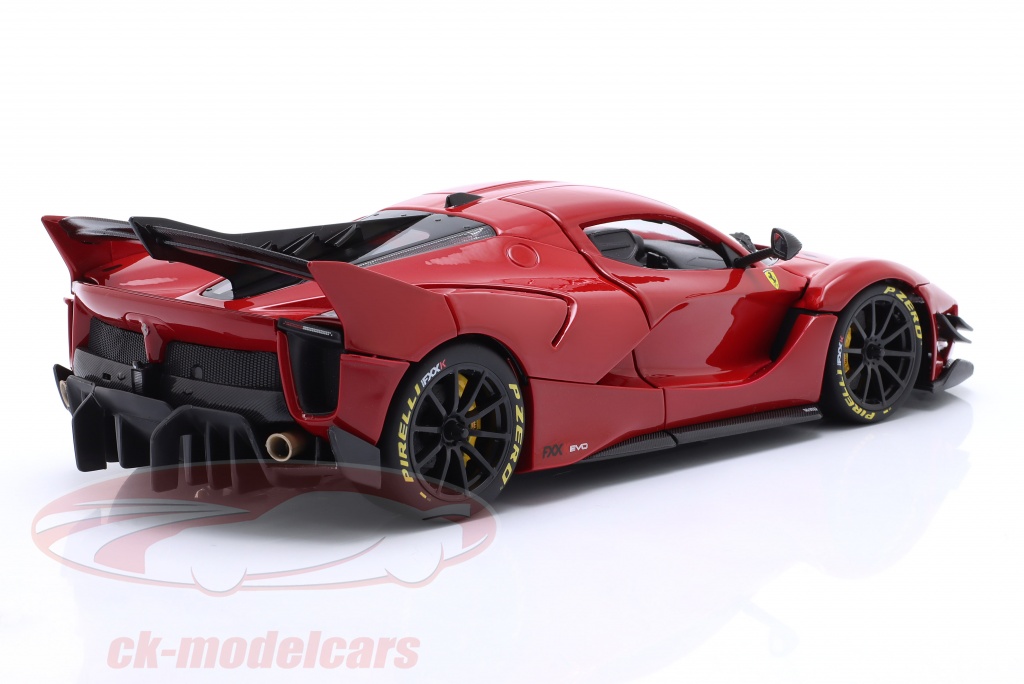 Bburago 1:18 Ferrari FXX-K Evo Hybrid 6.3 V12 Año de construcción 2018 rojo 18-16012CAR2 modelo ...