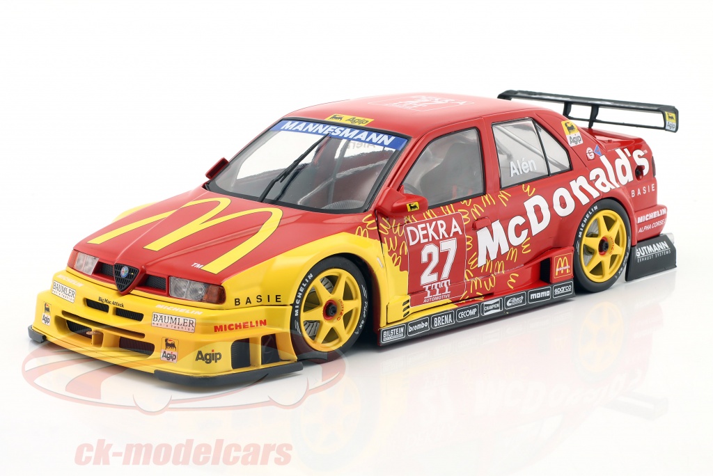 WERK83 1:18 Markku Alen Alfa Romeo 155 V6 TI #27 McDonald's ITC ...