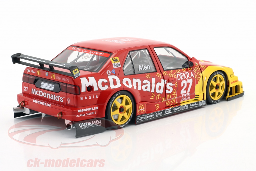 WERK83 1:18 Markku Alen Alfa Romeo 155 V6 TI #27 McDonald's DTM ITC ...