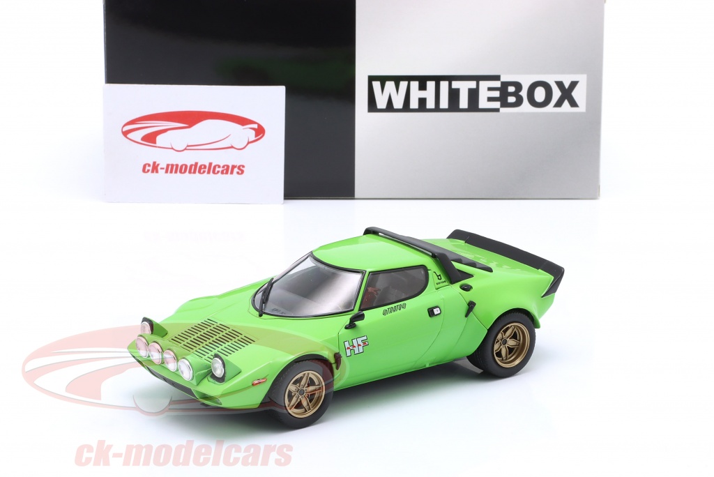 WhiteBox 1:24 Lancia Stratos HF Baujahr 1975 hellgrün WB124158 Modellauto WB124158 4052176731437