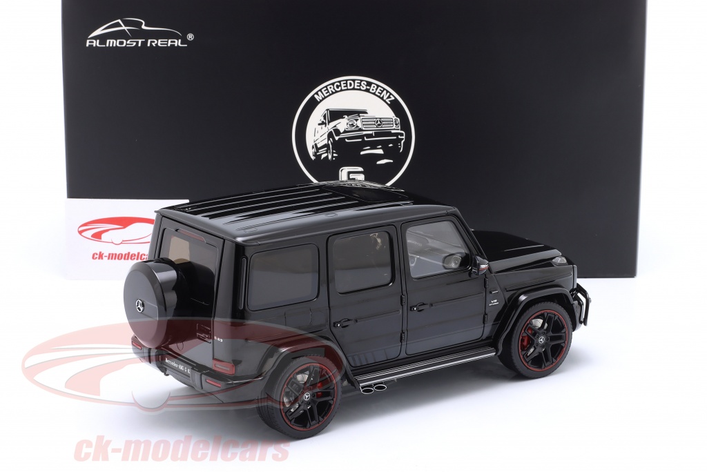 Almost Real 1:18 Mercedes-Benz G63 AMG (W463) 建設年 2019 黒曜石 黒 ALM820802 モデル 車 ALM820802 6970342043710