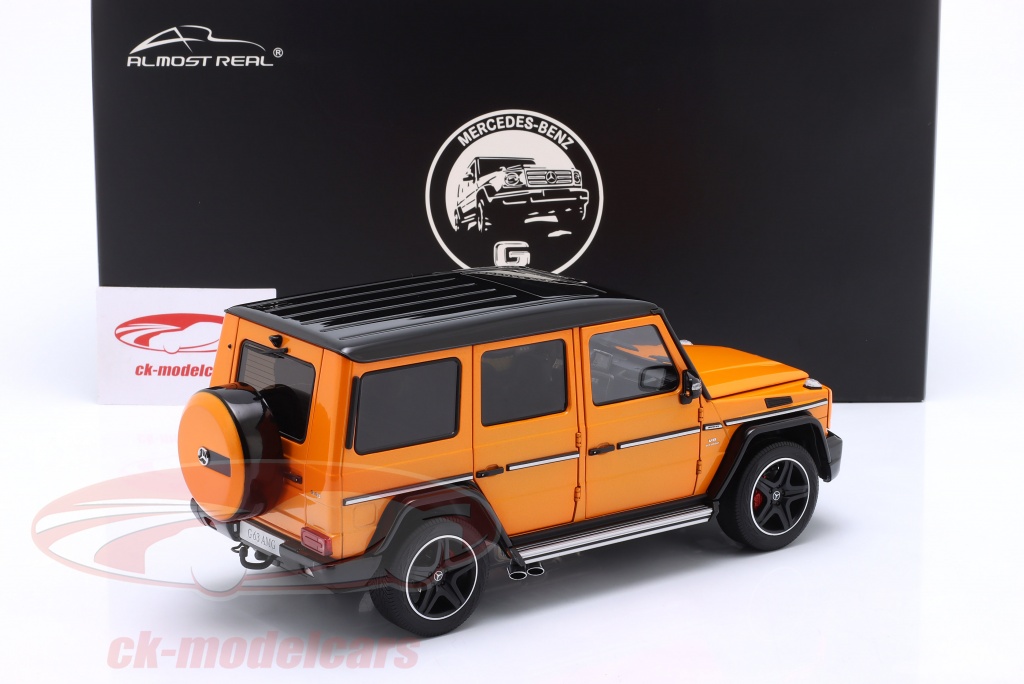 Almost Real 1:18 Mercedes-Benz G63 AMG (W463) Год постройки 2019 закат луч апельсин ALM820608 ...