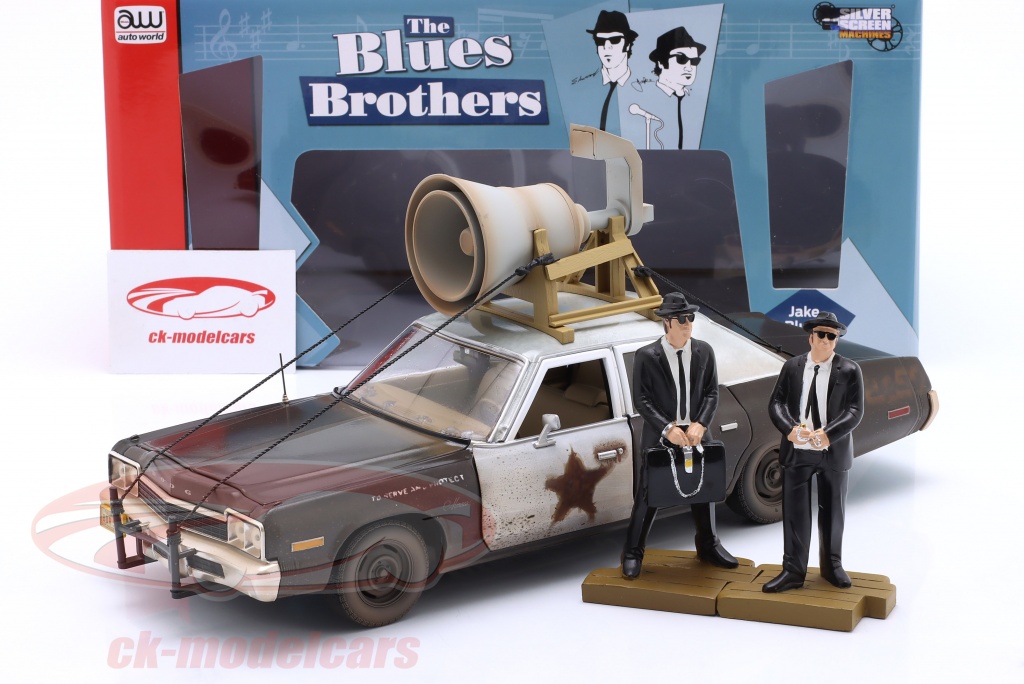 AutoWorld 1:18 Dodge Monaco 1974 Film Blues Brothers (1980) con ...