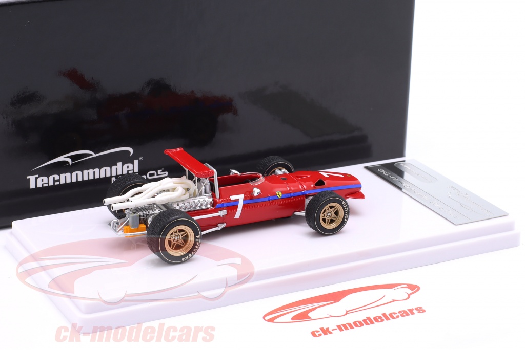 Tecnomodel 1:43 Derek Bell Ferrari 312 F1 #7 VS GP formule 1 1968 TM43 ...