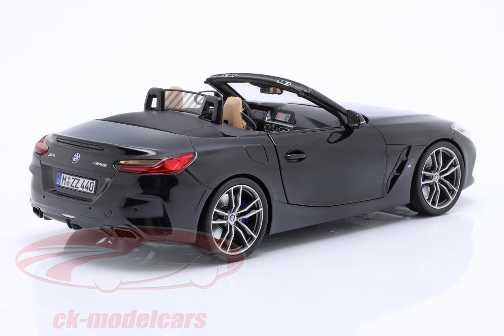Norev 1:18 BMW Z4 Bouwjaar 2019 zwart metalen 183272 model auto 183272 3551091832720