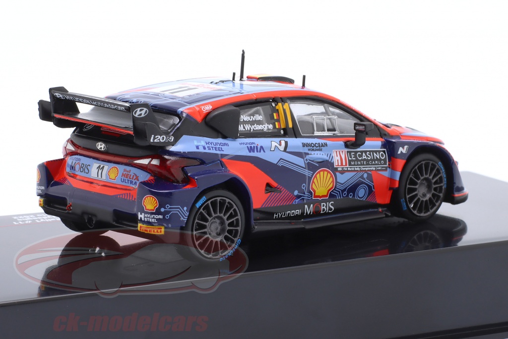 Ixo 1:43 Hyundai i20 N Rally1 #11 6 Rallye Monte Carlo 2022 Neuville ...
