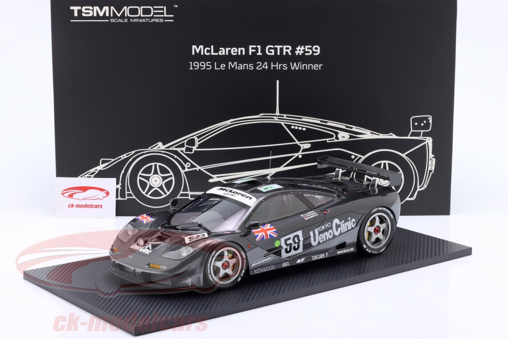 True Scale 1:12 McLaren F1 GTR #59 Sieger 24h LeMans 1995 Lehto, Dalmas ...